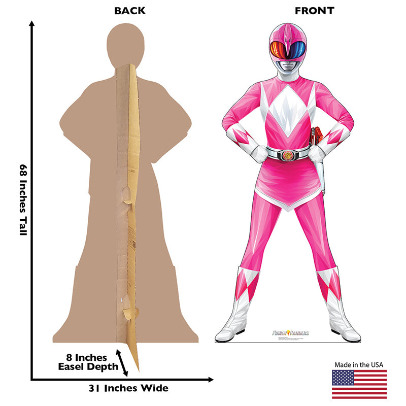 PINK POWER RANGER Power Rangers Cardboard Cutout Standup Standee ...