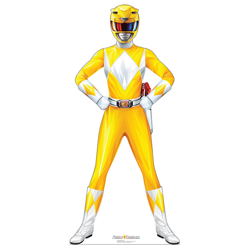 YELLOW POWER RANGER Power Rangers Cardboard Cutout Standup Standee ...