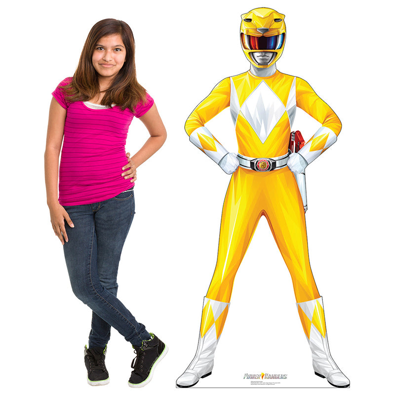 YELLOW POWER RANGER Power Rangers Cardboard Cutout Standup Standee ...