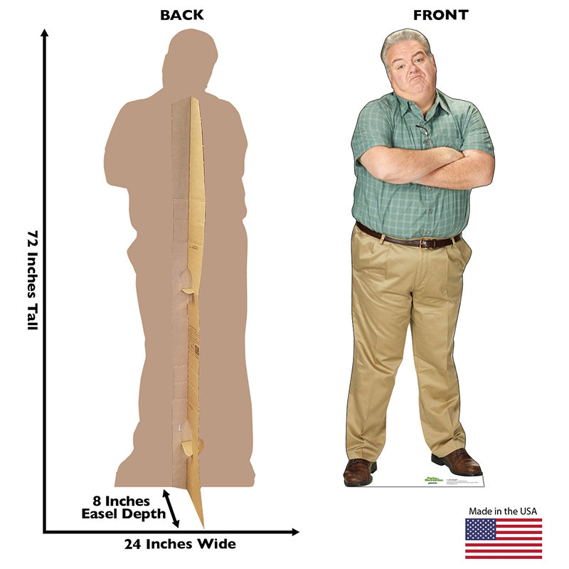 GARRY "JERRY" GERGICH Parks and Recreation Cardboard Cutout Standup ...