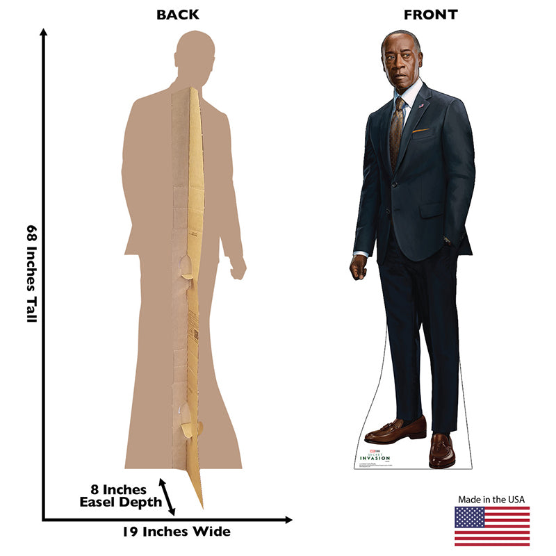 COLONEL JAMES RHODES Secret Invasion Cardboard Cutout Standup Standee ...