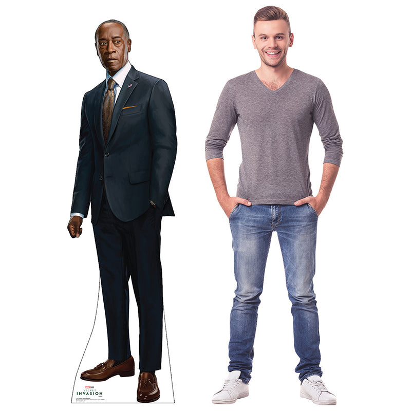 COLONEL JAMES RHODES Secret Invasion Cardboard Cutout Standup Standee ...