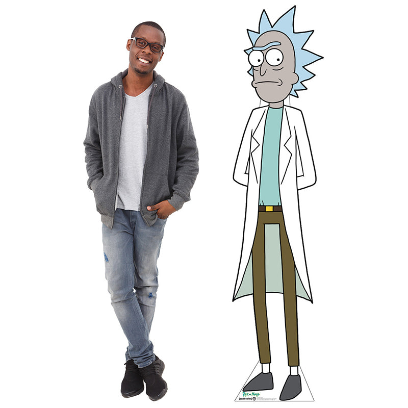 RICK SANCHEZ Rick and Morty Cardboard Cutout Standup Standee ...