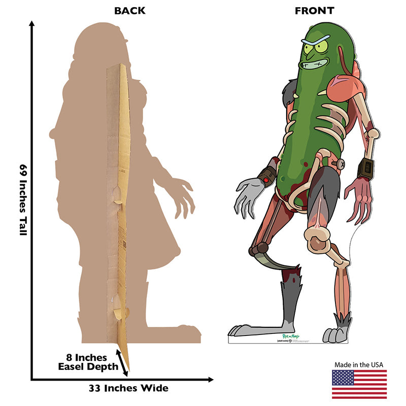 PICKLE RICK Rick and Morty Cardboard Cutout Standup Standee ...