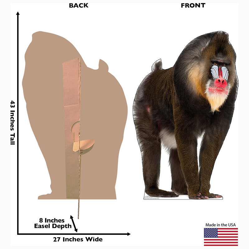 MANDRILL Cardboard Cutout Standup Standee – StandingStills.com