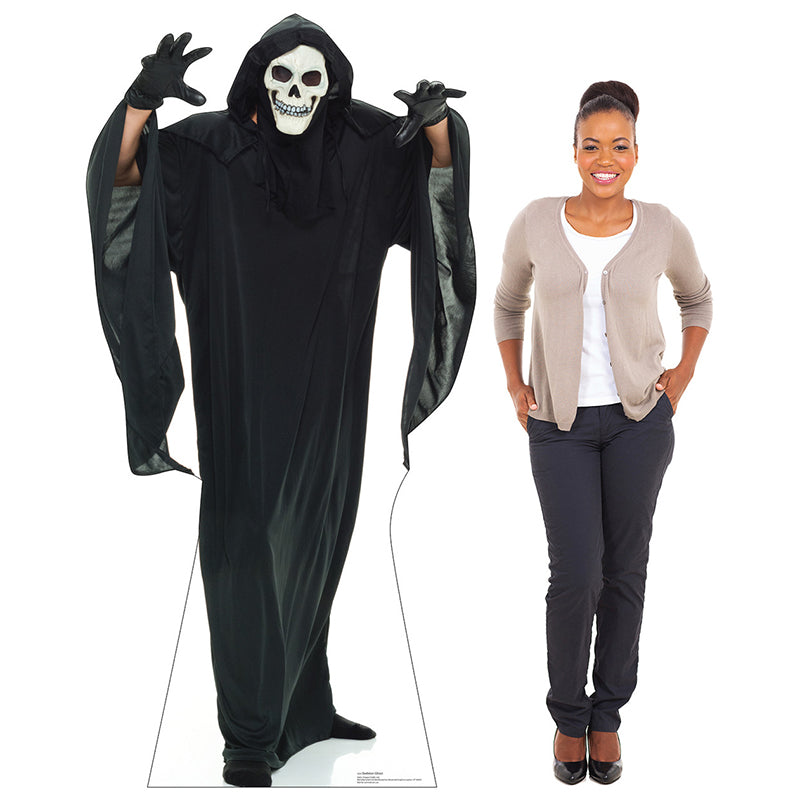 SKELETON GHOST Lifesize Cardboard Cutout Standup Standee ...