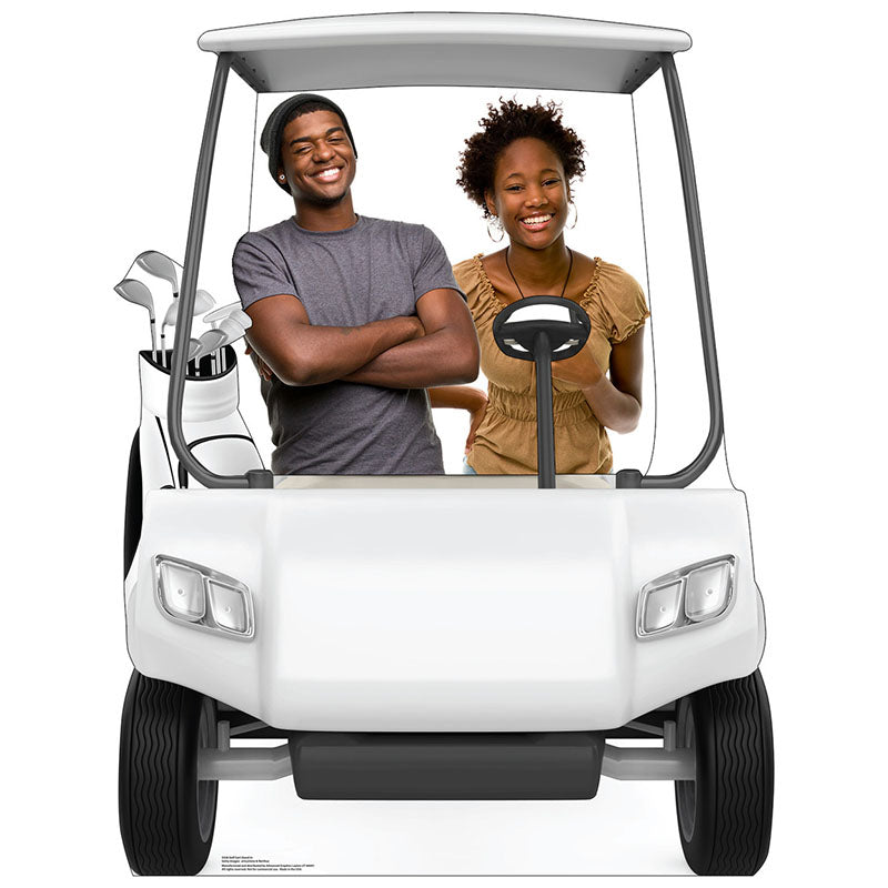GOLF CART STAND-IN Cardboard Cutout Standup Standee – StandingStills.com