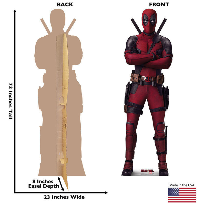 DEADPOOL Cardboard Cutout Standup Standee – StandingStills.com