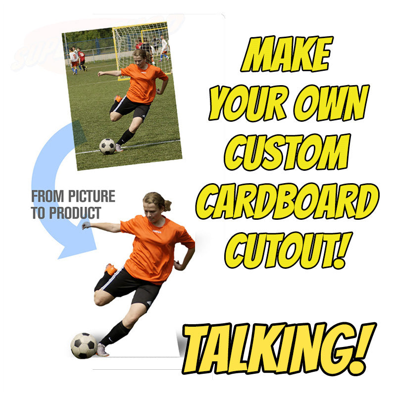 CUSTOM MADE TALKING Coroplast Cutout Standup Standee – StandingStills.com