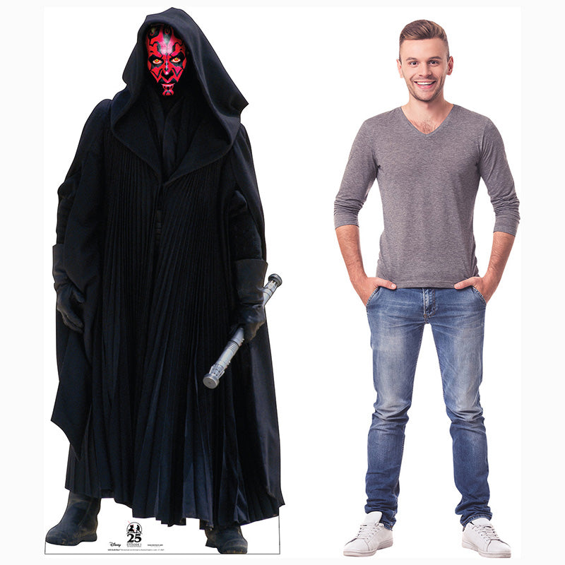 DARTH MAUL Star Wars Phantom Menace Cardboard Cutout Standup Standee ...