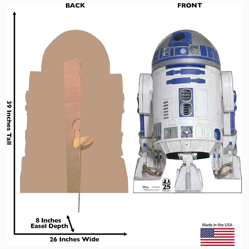 R2-D2 Star Wars Phantom Menace Cardboard Cutout Standup Standee ...