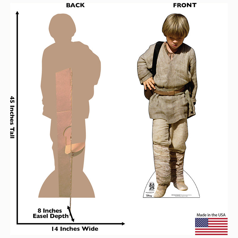 ANAKIN SKYWALKER Star Wars Phantom Menace Cardboard Cutout Standup ...