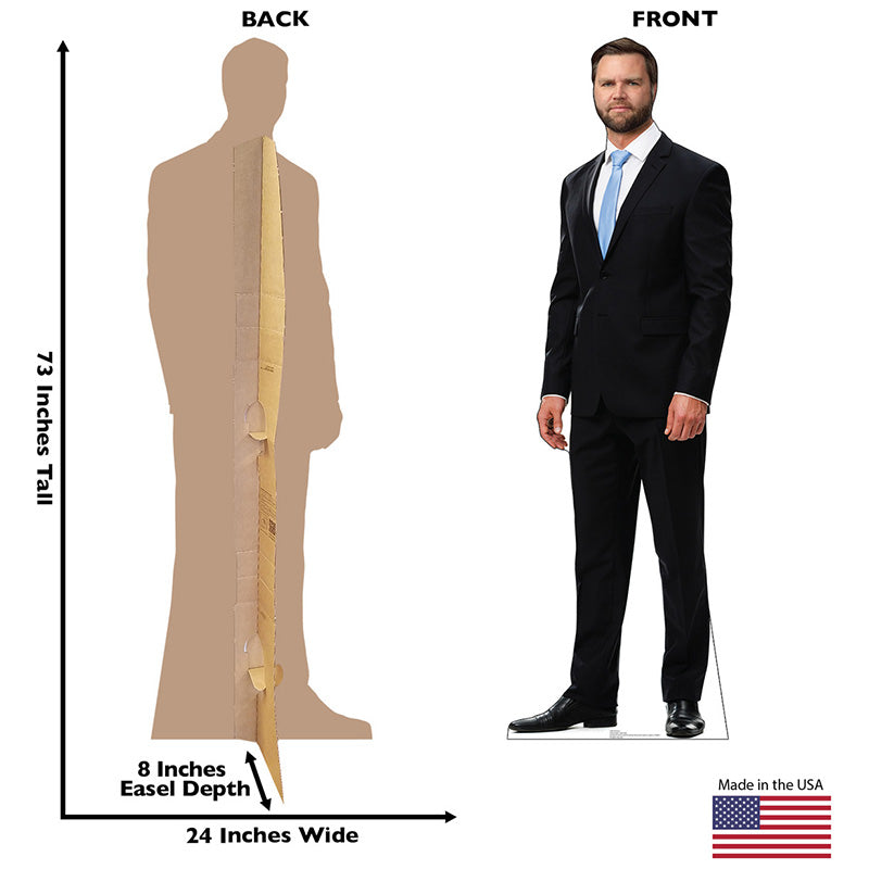 J. D. VANCE Senator Cardboard Cutout Standup Standee – StandingStills.com