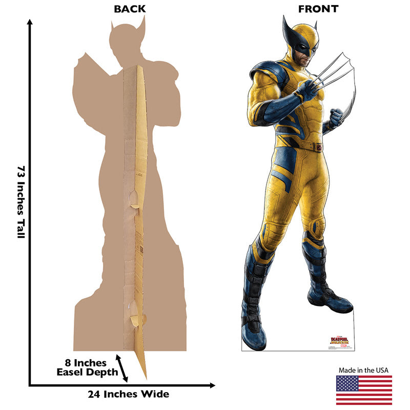 WOLVERINE Deadpool and Wolverine Cardboard Cutout Standup Standee ...