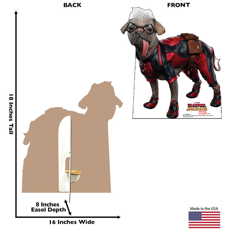 DOGPOOL Deadpool and Wolverine Cardboard Cutout Standup Standee ...