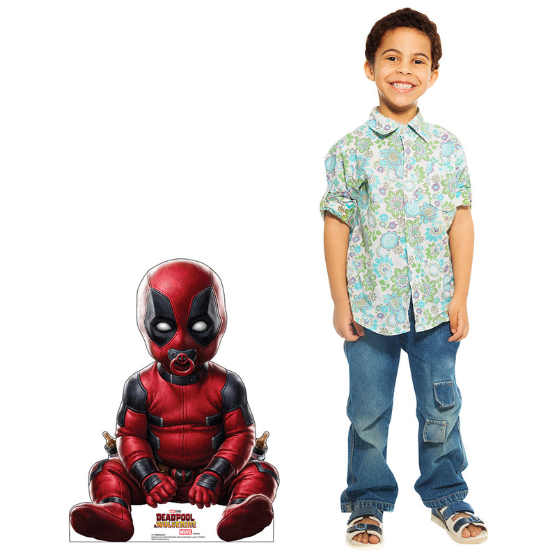 BABYPOOL Deadpool and Wolverine Cardboard Cutout Standup Standee ...