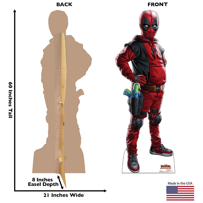 KIDPOOL Deadpool and Wolverine Cardboard Cutout Standup Standee ...