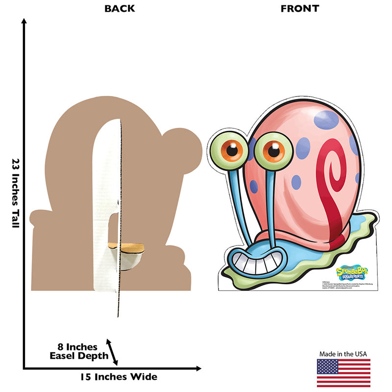 GARY "SpongeBob SquarePants" Cardboard Cutout Standup Standee ...