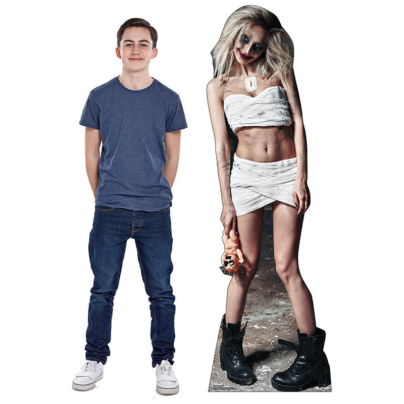 ZOMBIE GIRL Lifesize Cardboard Cutout Standup Standee – StandingStills.com
