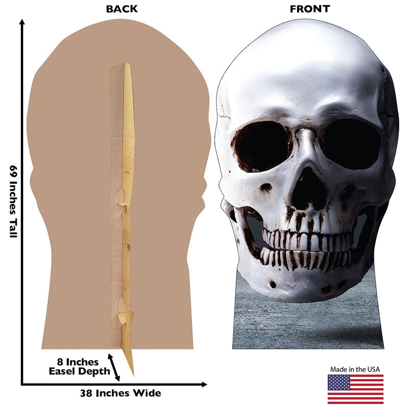 SKULL Cardboard Cutout Standup Standee – StandingStills.com