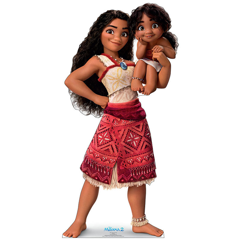 MOANA & SIMEA "Moana 2" Cardboard Cutout Standup Standee – StandingStills.com