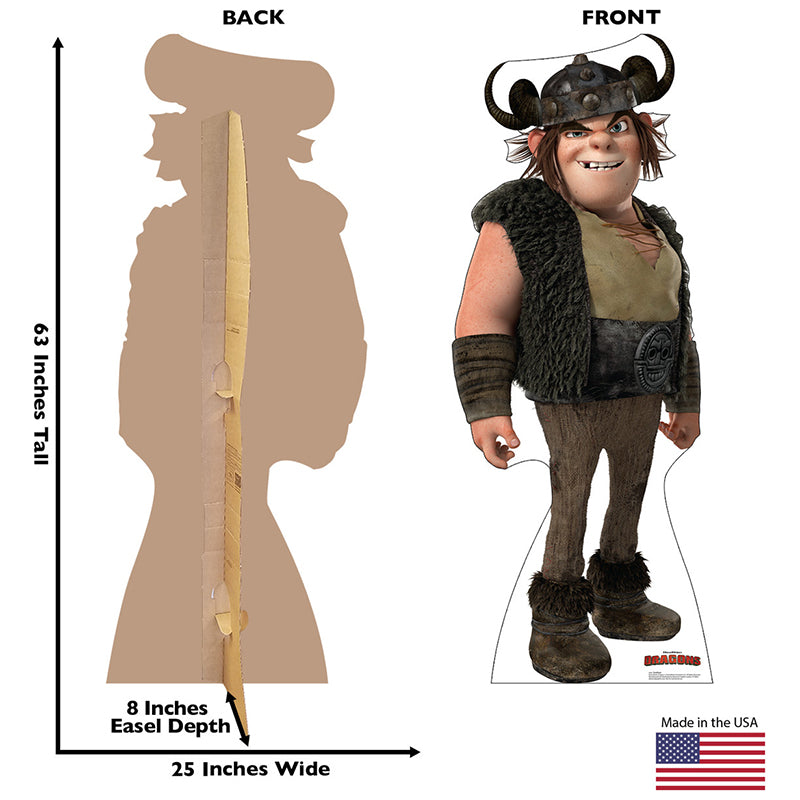 SNOTLOUT JORGENSON How to Train Your Dragon Cardboard Cutout Standup ...
