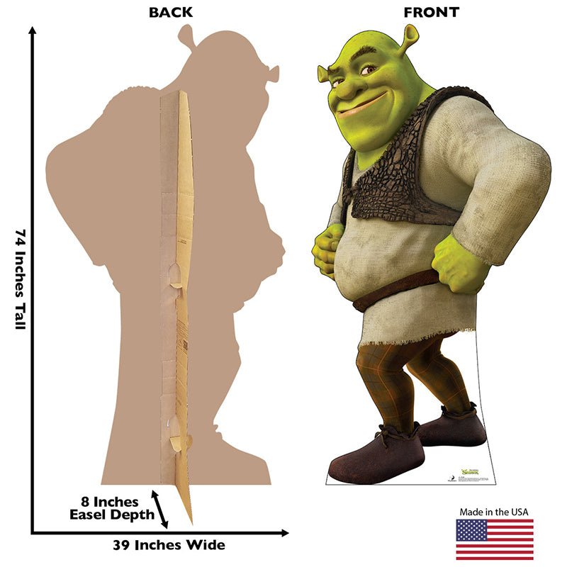 SHREK Shrek Cardboard Cutout Standup Standee – StandingStills.com