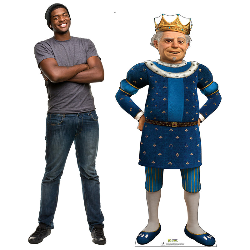 KING HAROLD Shrek Cardboard Cutout Standup Standee – StandingStills.com
