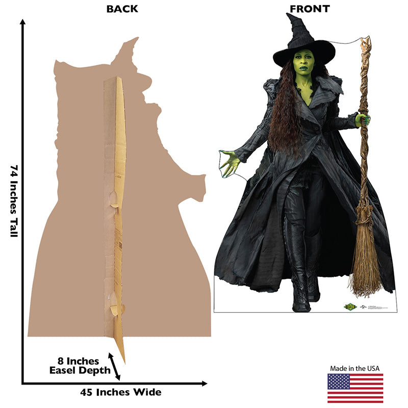 ELPHABA THROPP / WICKED WITCH OF THE WEST Wicked Cardboard Cutout ...
