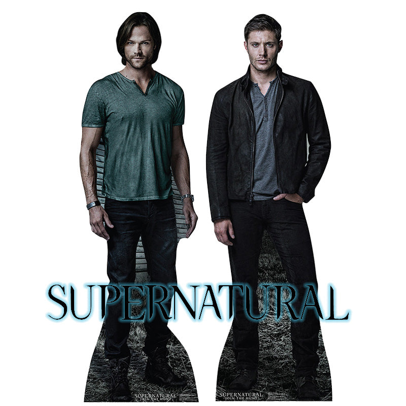SAM AND DEAN WINCHESTER 2-PIECE SET Supernatural Cardboard Cutout ...