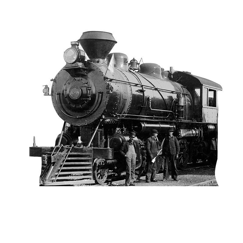 STEAM TRAIN LOCOMOTIVE Cardboard Cutout Standup Standee ...