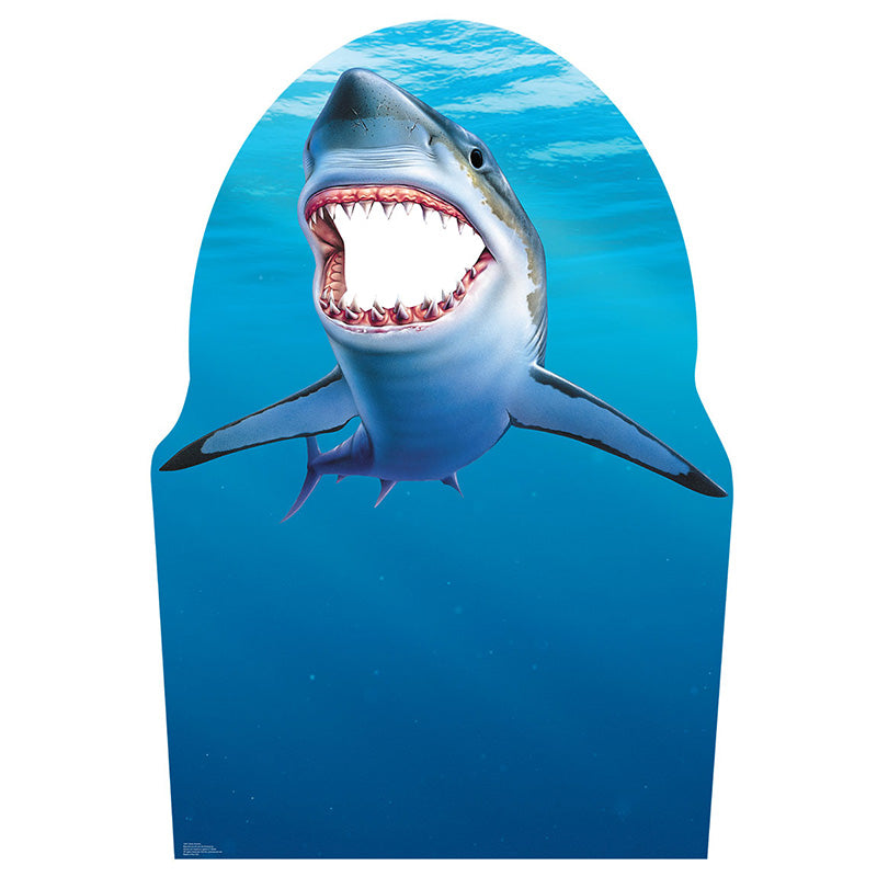 SHARK Stand-In Cardboard Cutout Standup Standee – StandingStills.com
