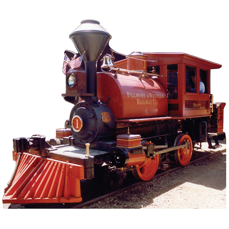 STEAM TRAIN LOCOMOTIVE Cardboard Cutout Standup Standee ...