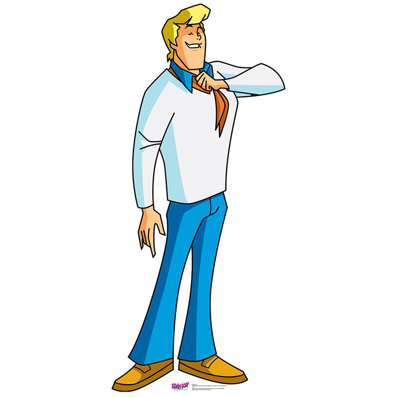 FRED JONES Scooby Doo Mystery Incorporated Cardboard Cutout Standup ...