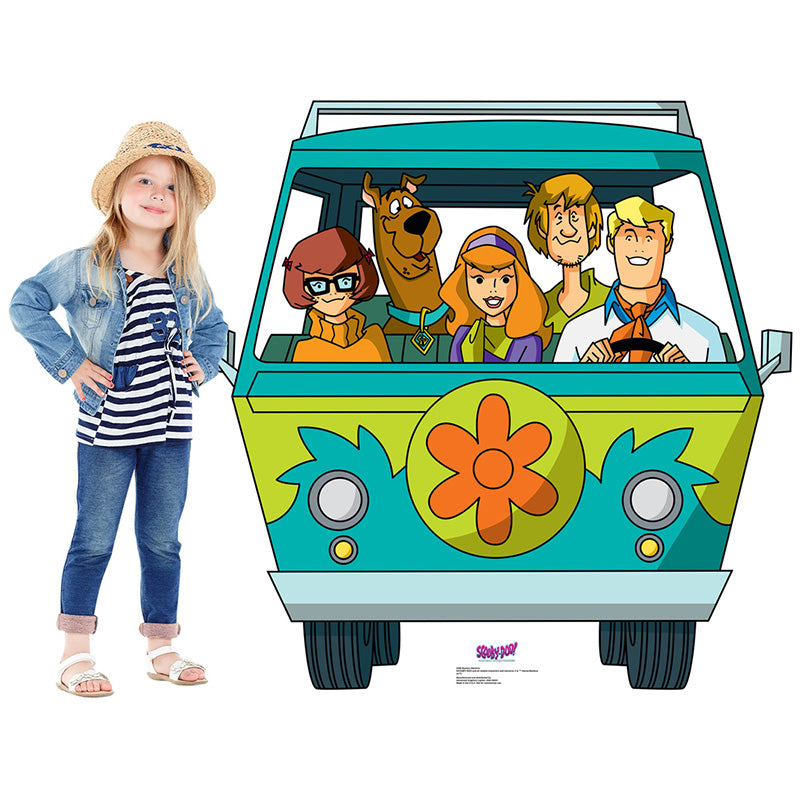 MYSTERY MACHINE Scooby Doo Mystery Incorporated Cardboard Cutout ...