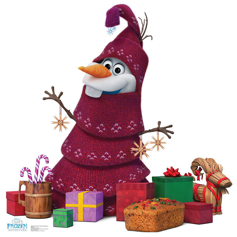 OLAF THE SNOWMAN Olaf's Frozen Adventure Lifesize Cardboard Cutout ...
