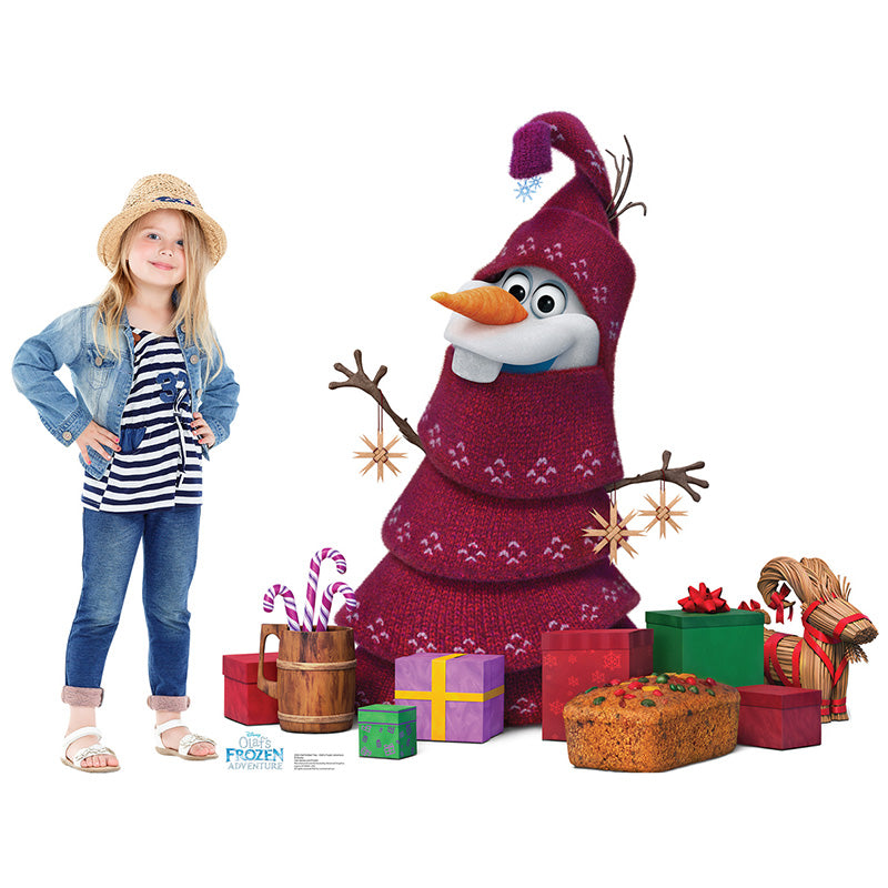 OLAF THE SNOWMAN Olaf's Frozen Adventure Lifesize Cardboard Cutout ...