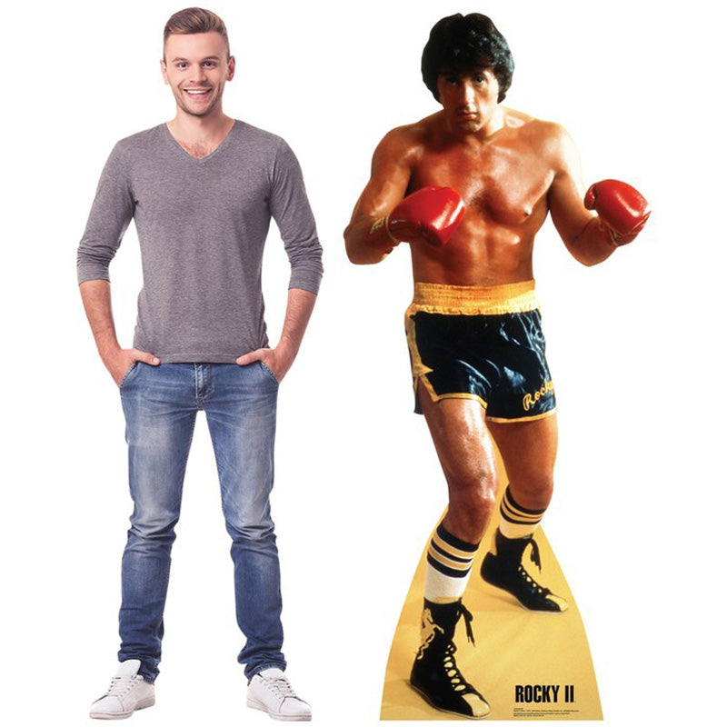 ROCKY BALBOA Rocky 2 Lifesize Cardboard Cutout Standup Standee ...