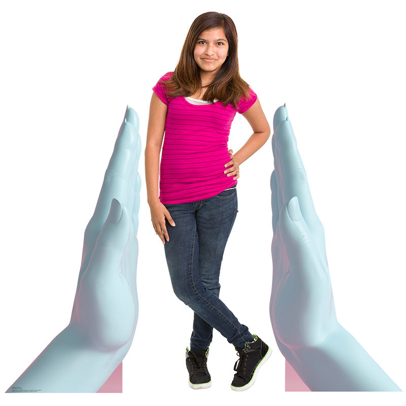 BOOK END HANDS SET OF 2 Cardboard Cutout Standups Standees – StandingStills.com