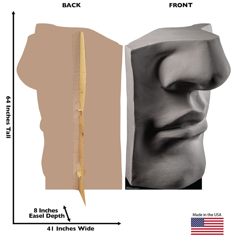 PLASTER FACE Cardboard Cutout Standup Standee – StandingStills.com