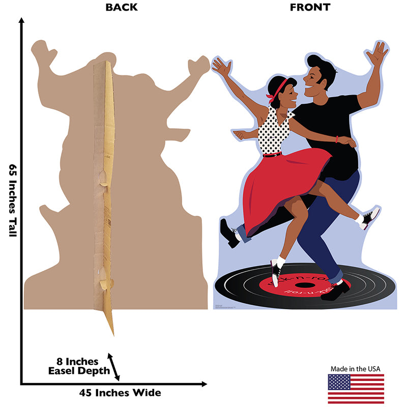 50s DANCE COUPLE Cardboard Cutout Standup Standee – StandingStills.com