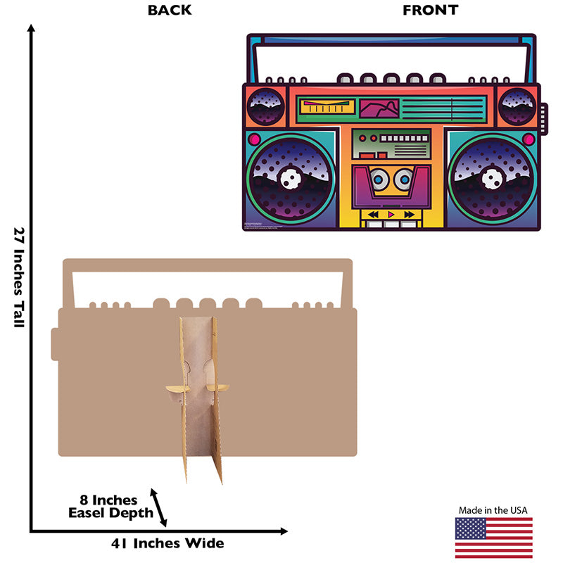 BOOMBOX Cardboard Cutout Standup Standee – StandingStills.com