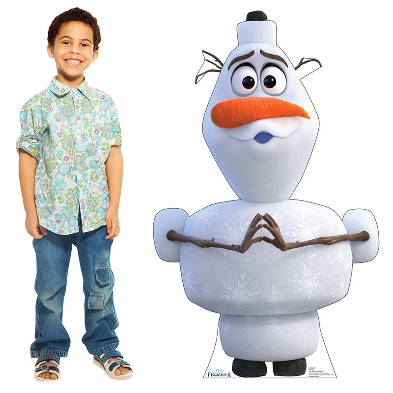OLAF THE SNOWMAN Frozen II Cardboard Cutout Standup Standee ...