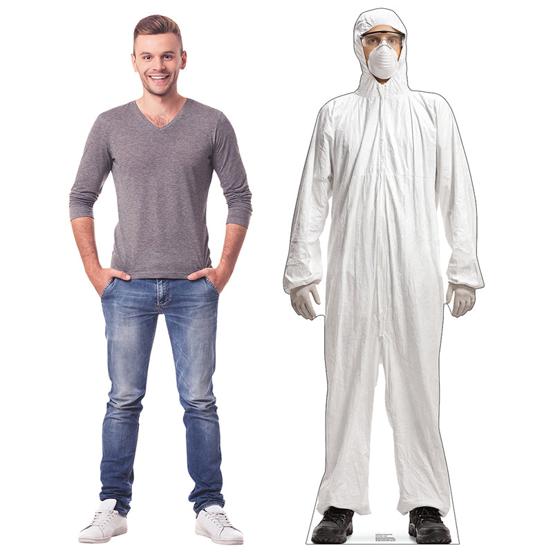 MAN IN PPE Cardboard Cutout Standup Standee – StandingStills.com