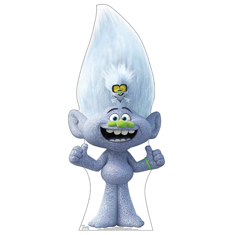 GUY AND TINY DIAMOND Trolls World Tour Cardboard Cutout Standup Standee ...