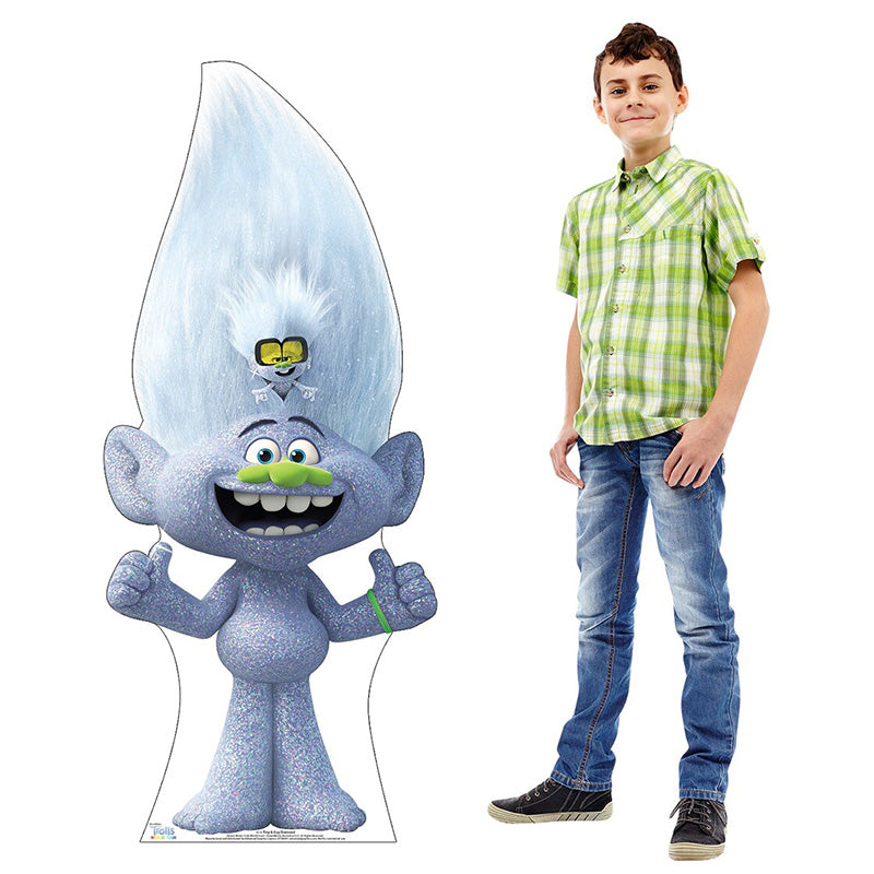 GUY AND TINY DIAMOND Trolls World Tour Cardboard Cutout Standup Standee ...