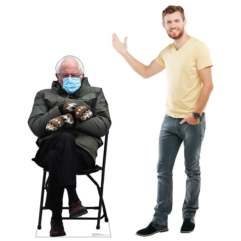 BERNIE SANDERS MEME Cardboard Cutout Standup Standee – StandingStills.com