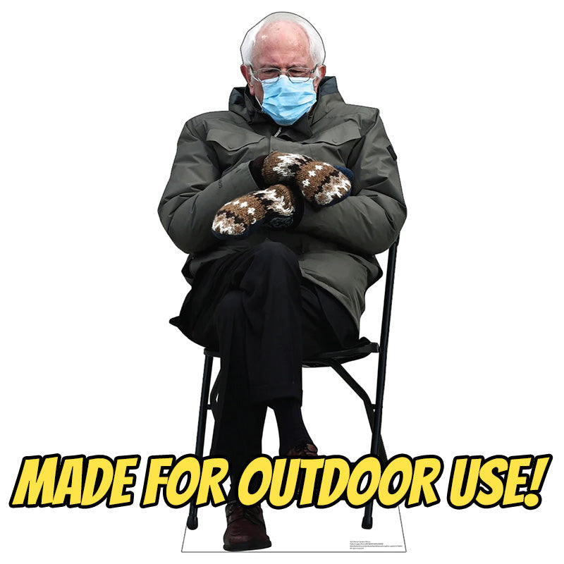 BERNIE SANDERS MEME Plastic Outdoor Yard Sign Standup Standee ...