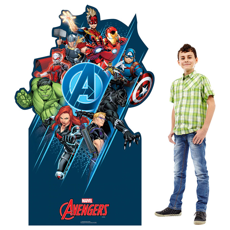 MARVEL AVENGERS CLASSIC GROUP Cardboard Cutout Standup Standee ...