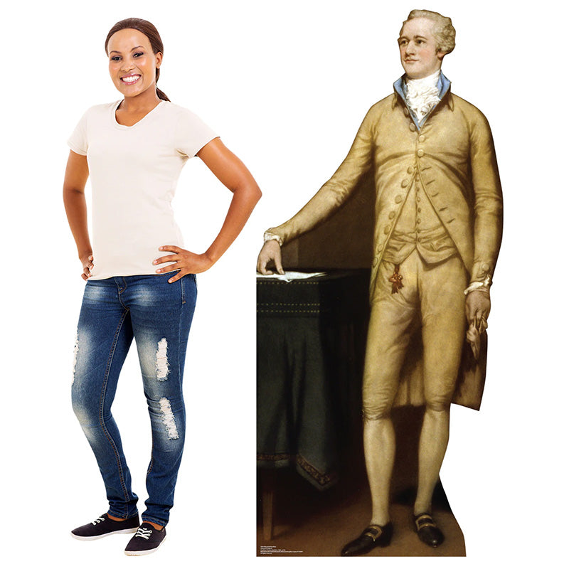 ALEXANDER HAMILTON Cardboard Cutout Standup Standee – StandingStills.com